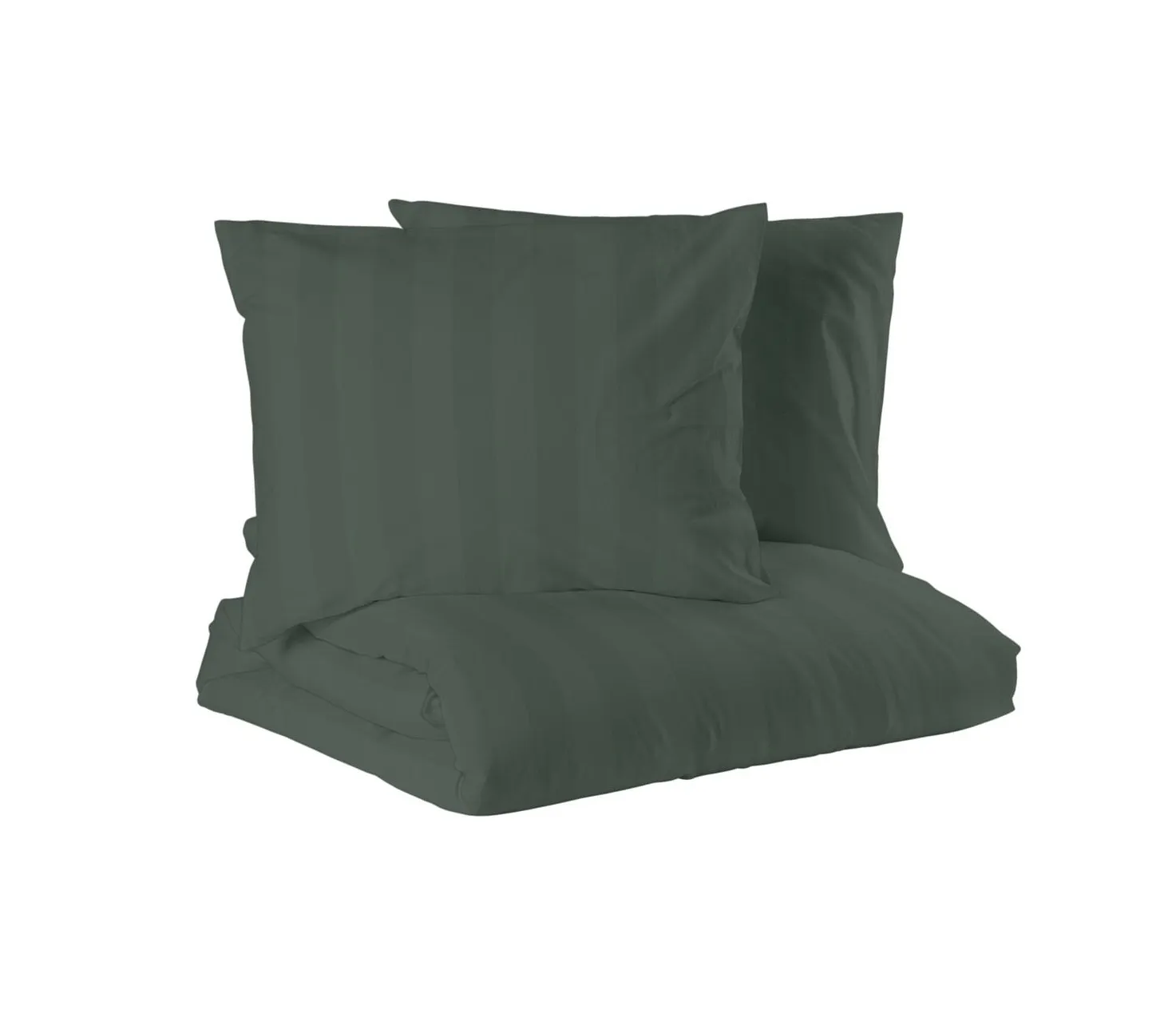 Mirage Bäddset Satin Mörkgrön Redlunds Dubbeltäcke 220x210 - Smålandsbädden