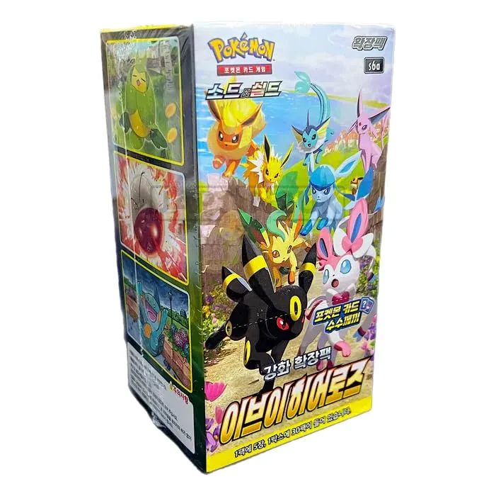 Pokemon Eevee Heroes Booster Box - Koreansk - Alt av Spill