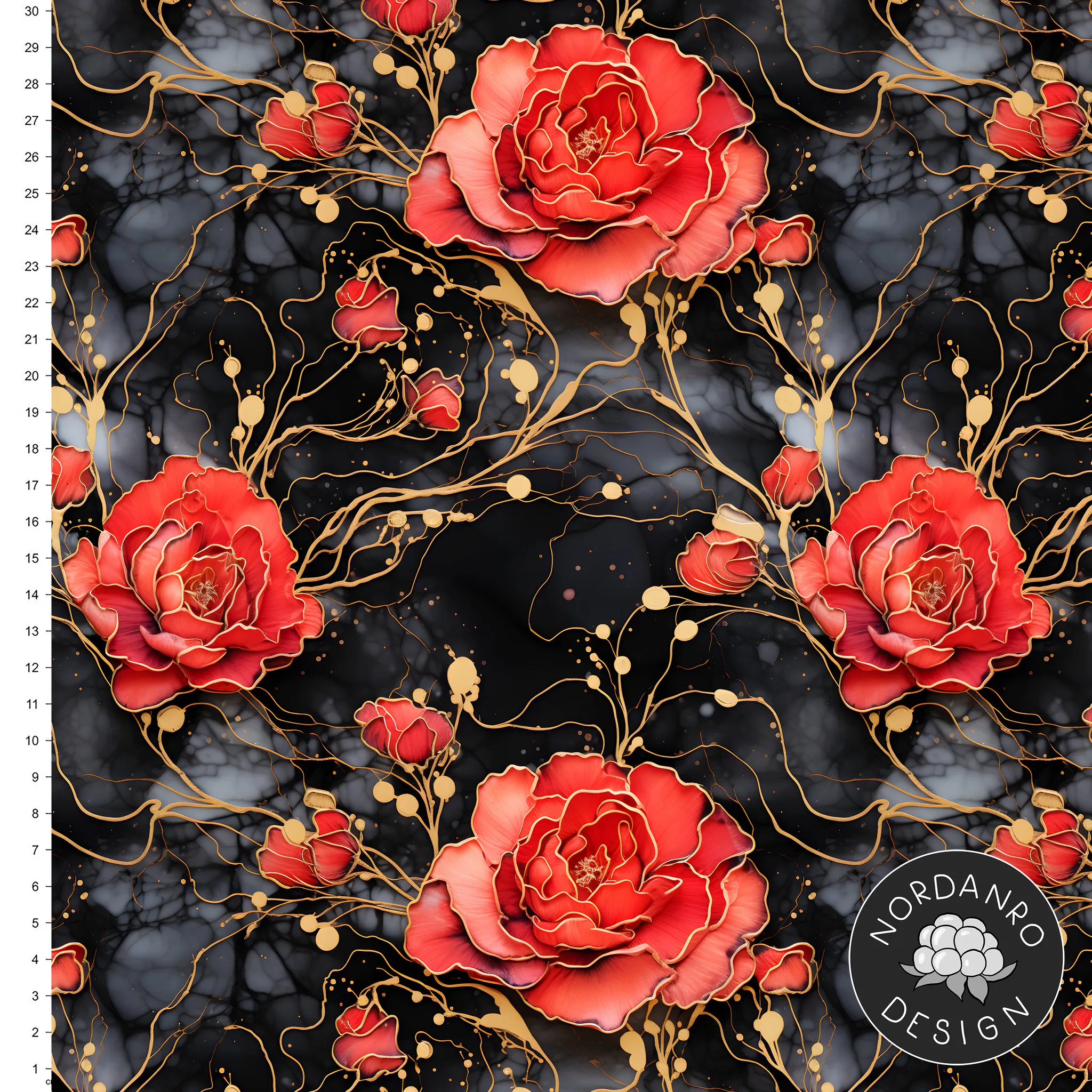 Ink Roses Jersey - NordanroDesign