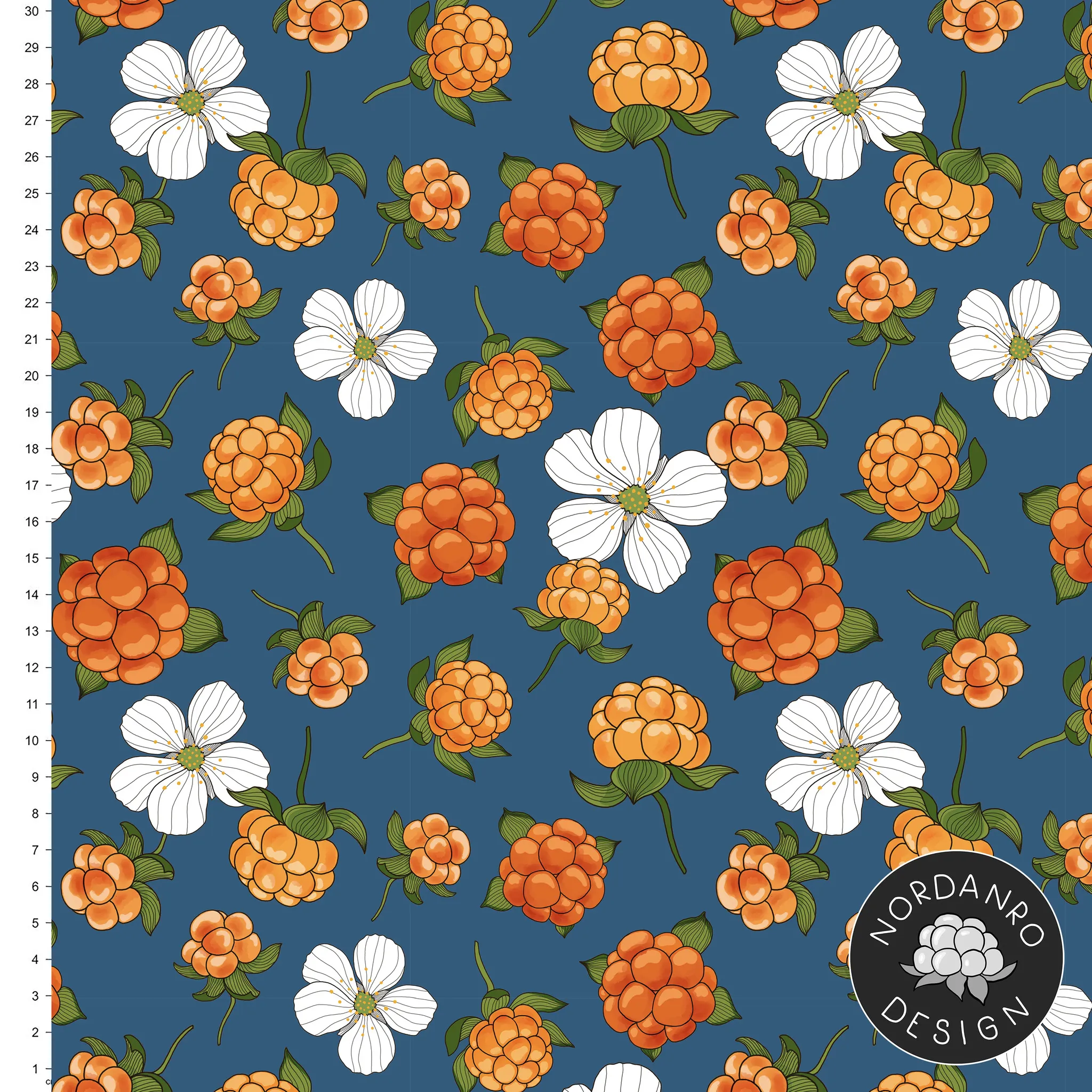Cloudberry Deep Blue Jersey - NordanroDesign