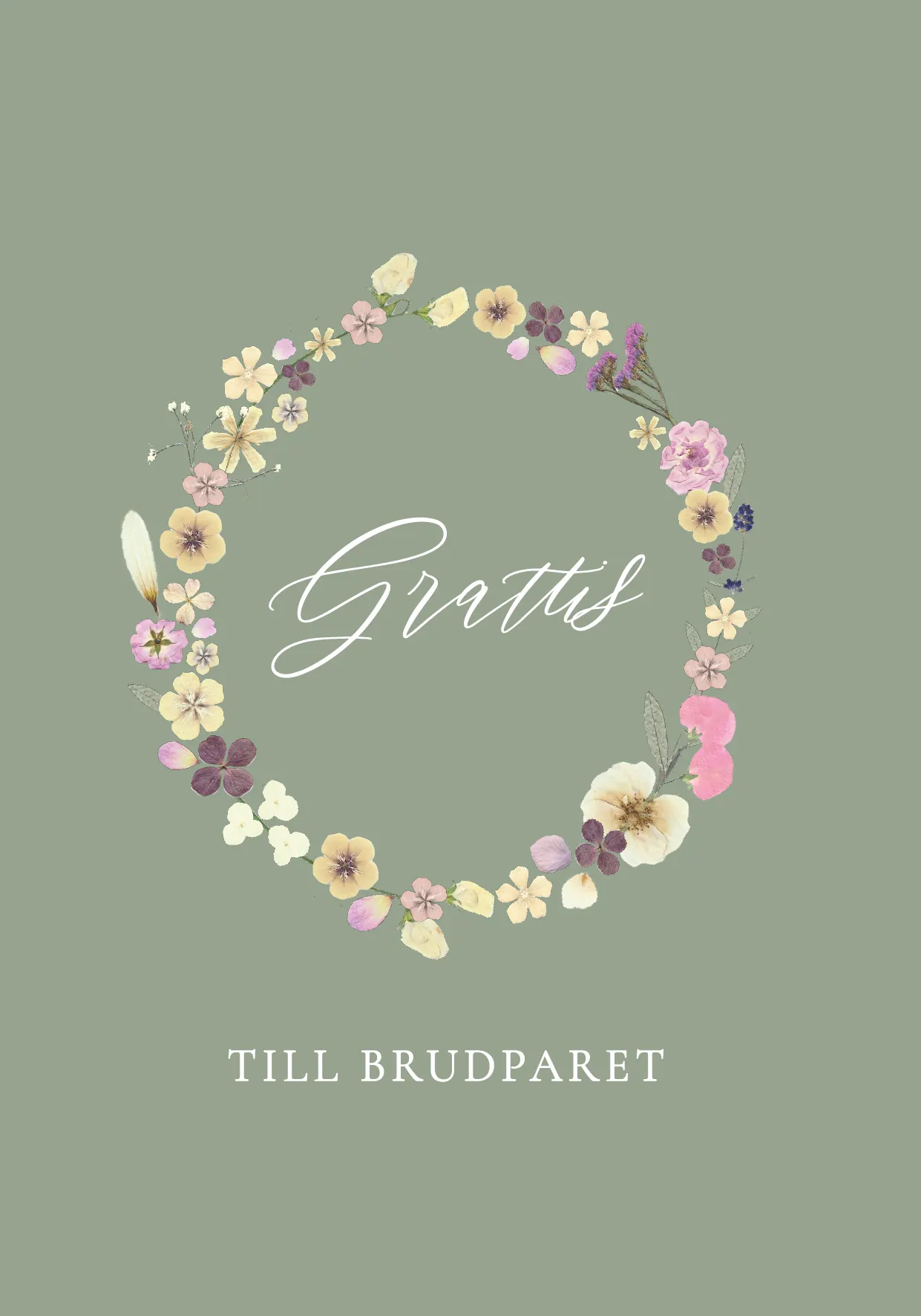 Gratulationskort Nygifta - Didriks Design - Bröllop | Papper | Tryck