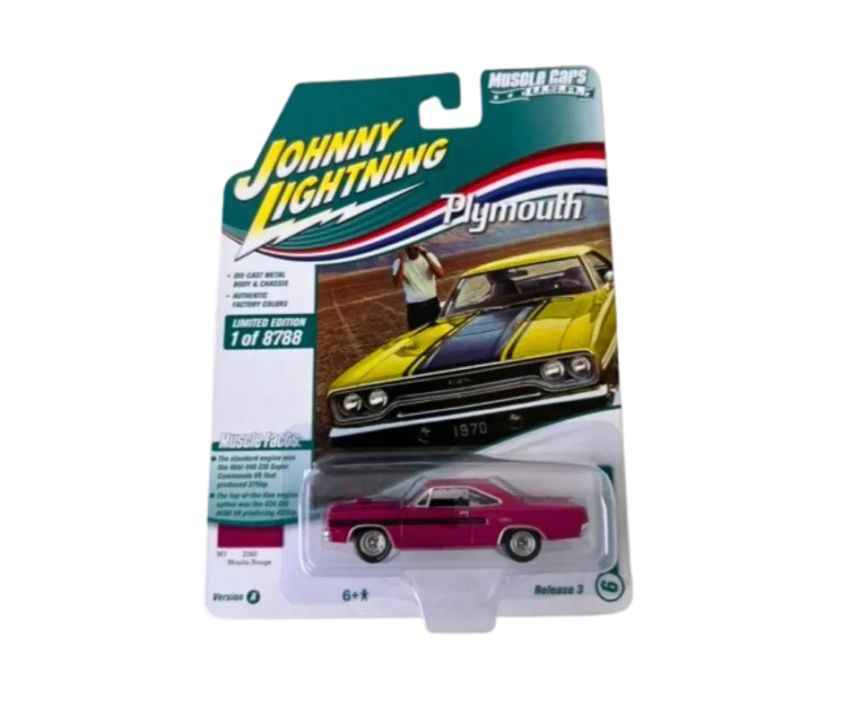 1970 Plymouth GTX Rosa Johnny Lightning - Infos butik